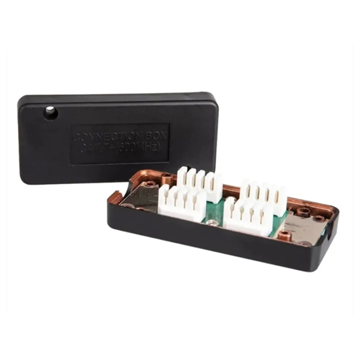 5 Pcs CAT7 RJ45 Junction Box Network Adapter 600MHz Ethernet LAN Cable ...