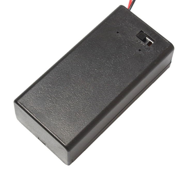 9v Power Box 6f22 Base 9v With Switch And Cover Square Base With Red ...