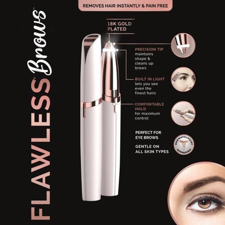 Flawless Brows USB Rechargeable & Battery Electric Finishing Touch ...