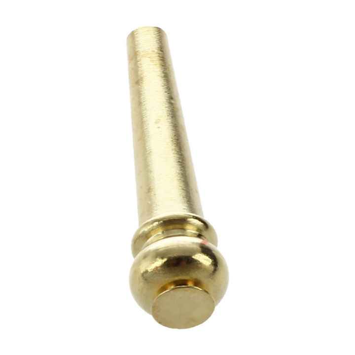 Metal Acoustic Guitar Bridge Pins 12Pcs Brass Guitar Strings Fixed Cone ...