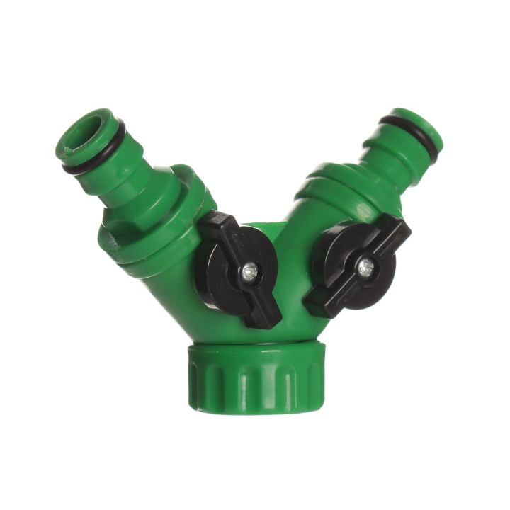 Double Hose Connector / Home Garden 2-Way Plastic Hose Pipe Splitter ...