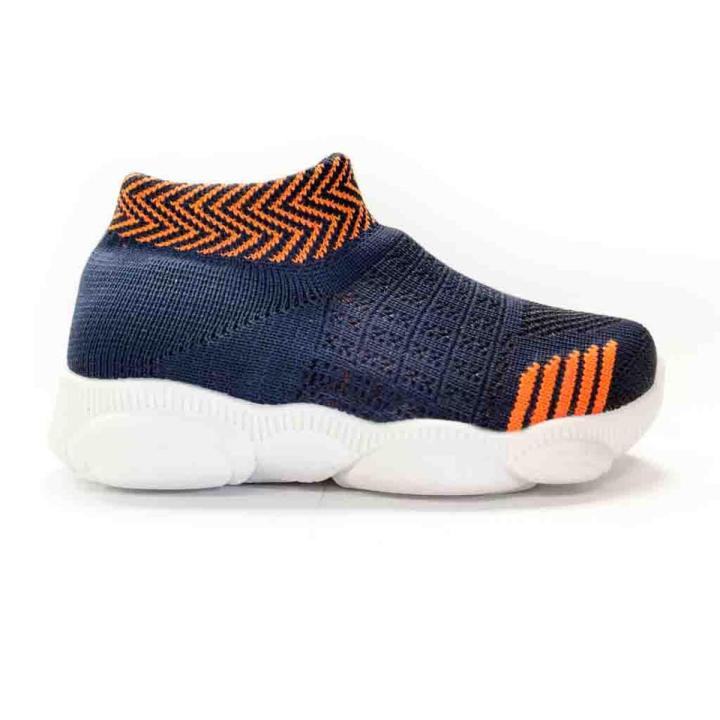 SPLENDOR Knitted Navy Blue Casual Shoes for Kids - Casper | Daraz.lk