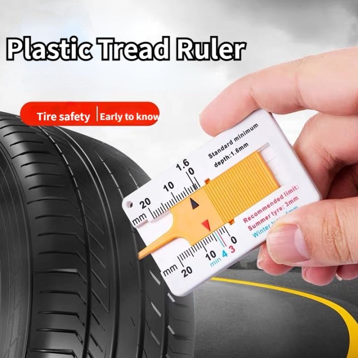 0-20mm Car Tyre Tread Depth Vernier Caliper Ruler Wheel Tire Thickness ...