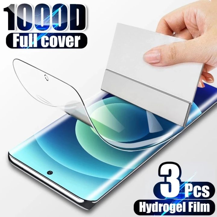 3PCS Full Cover Hydrogel Film For Oppo Reno 8 7 6 Lite 4Z 7Z 8Z 5G Film ...