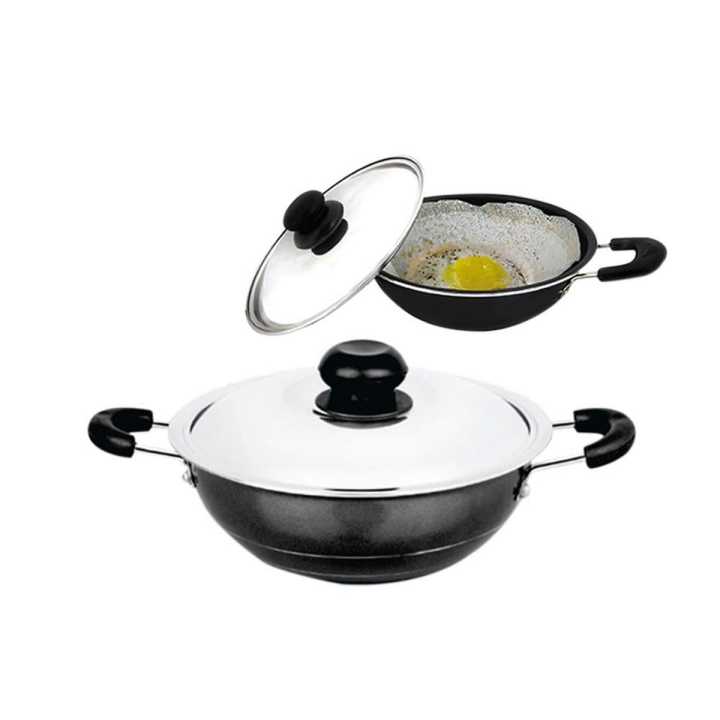Saikon Nonstick Hopper Pan With Stainless Steel Lid - SKHP-750 - | Daraz.lk