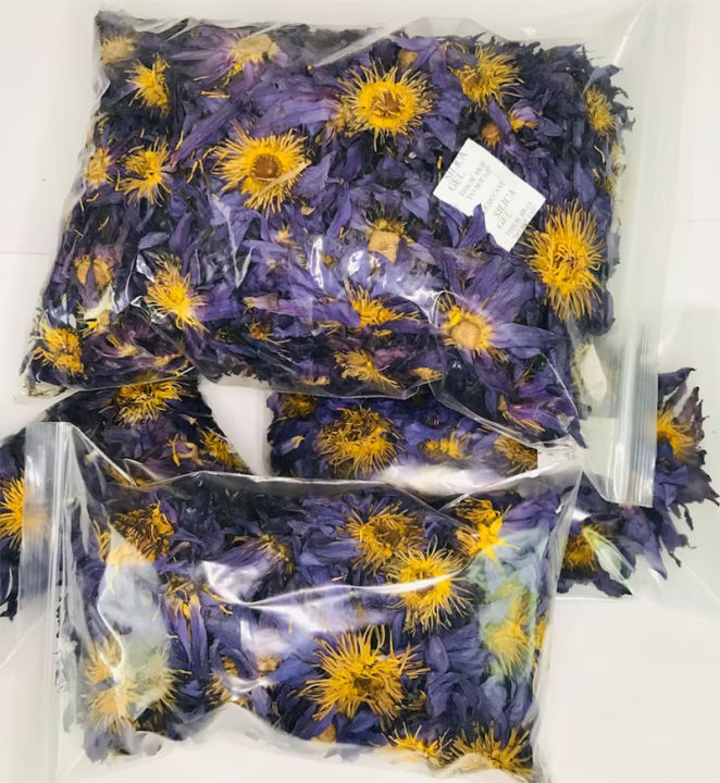 Dry Blue Lotus Flowers Egyptian lotus Natural Herbal Green Tea 30g ...