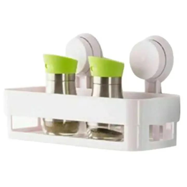 Bathroom Triangular Shower Shelf Corner Bath Storage Holder Organizer ...