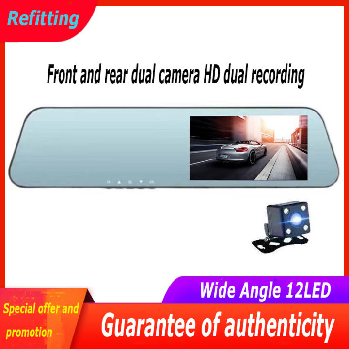 4pin 12led Rear View Camera Car Reverse 170 Degree Wide Angle Auto ...