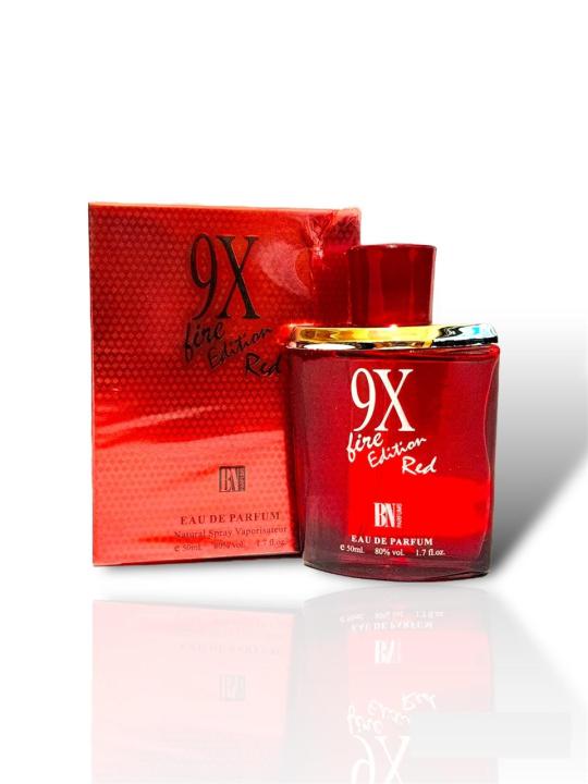 9x Fire Edition Perfume / 9x Fire Edition Red 50ml Perfume ...