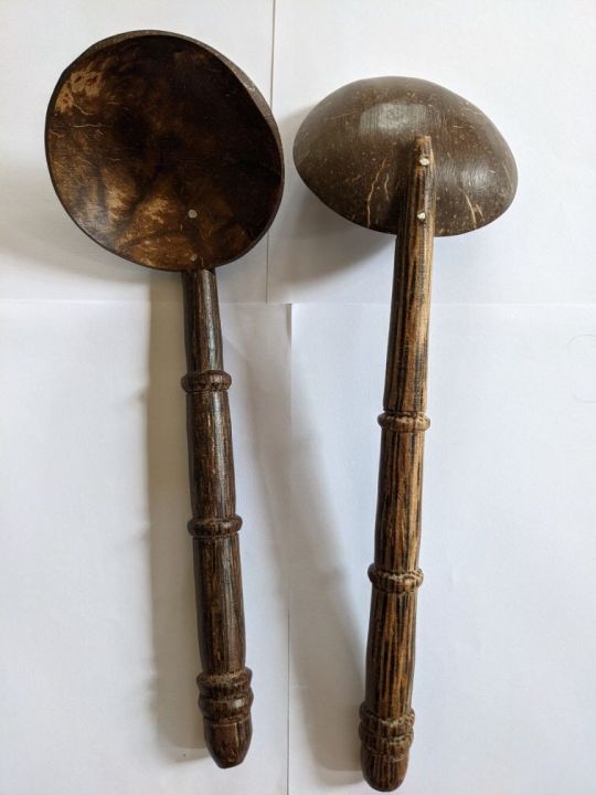 Coconut shell spoon with Kithul handle | Daraz.lk