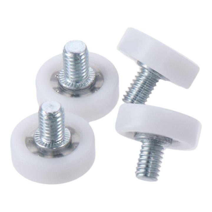 Durable Nylon 19mm Cabinet Drawer Rollers Silver Stainless Steel ...