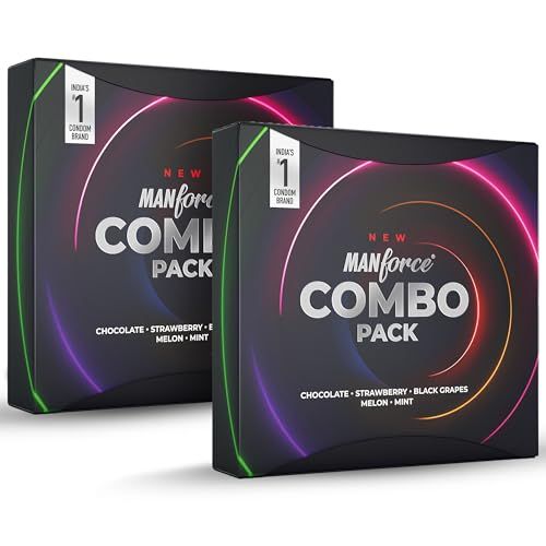 Manforce Combo, Lubricated Flavoured Condoms for Men | 40 pcs ...