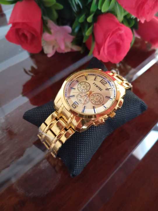 Full Gold High Class Gold Color Watch (3 Meter inside - With Box ...