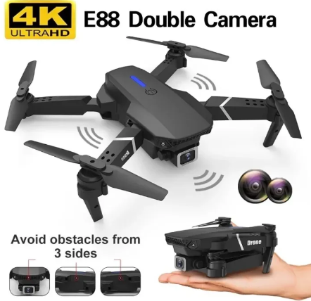 E88 Pro Drone 4K HD Camera Drone Wifi FPV Foldable Professional Drone ...