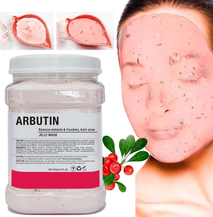 DR MEINAIER hna Hydro Arbutin Jelly Mask Powder for Face, Facials ...