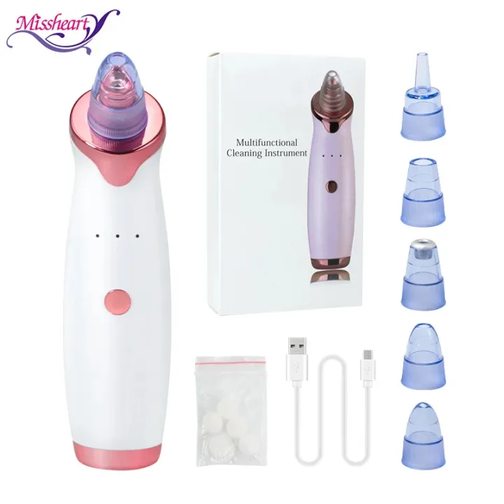 ZEBF--USB Facial Blackhead Remover Vacuum Pore Cleaner Acne Cleanser ...
