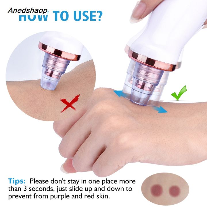 Anedshaop 3 Gears Blackhead Remover Pore Acne Oil Pimple Removal Face T ...