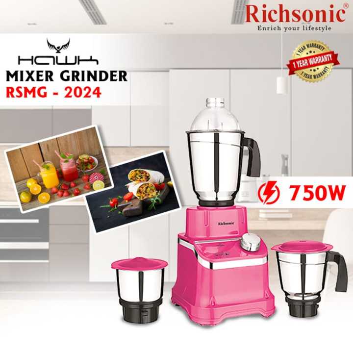 Richsonic Stark Mixer Grinder - RSMG - 2024 (750W) | Daraz.lk