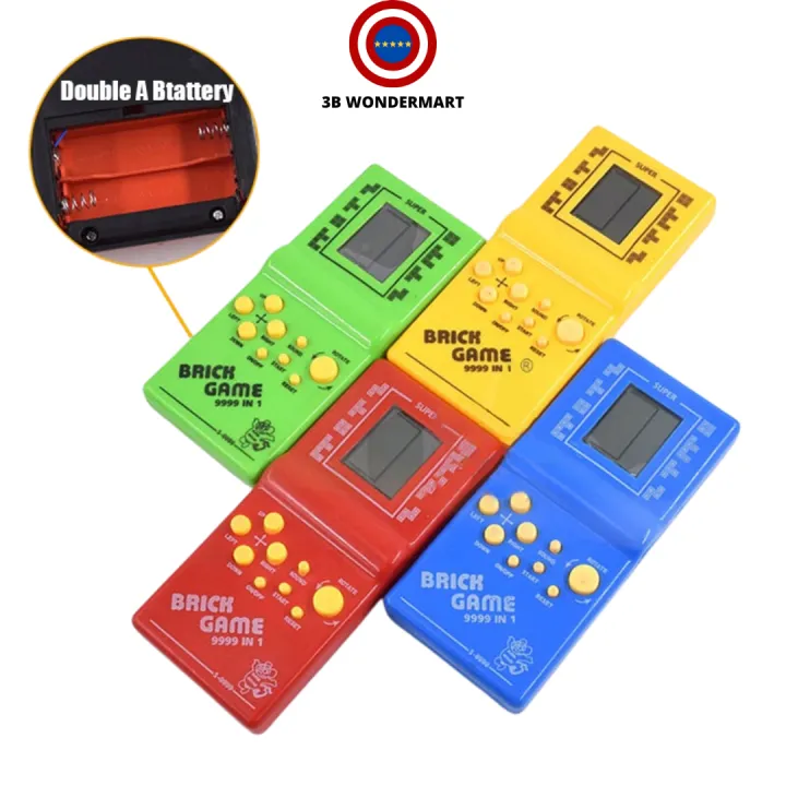 Classic Tetris Hand Held LCD Electronic Toy Fun Brick Game Riddle Toys ...