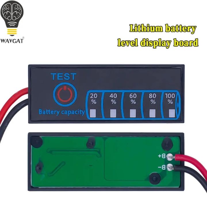 WAVGAT Battery Level Indicator 3S Ternary Lithium Battery Lithium Iron ...