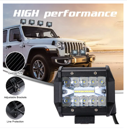 Universal Vehicle light Fog Lights Off-Road LED Fog Light Work Lights ...