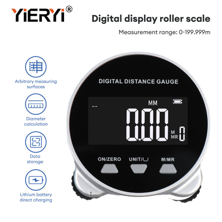 YIERYI Digital Roller Ruler, Multi-functional Digital Display Roller ...