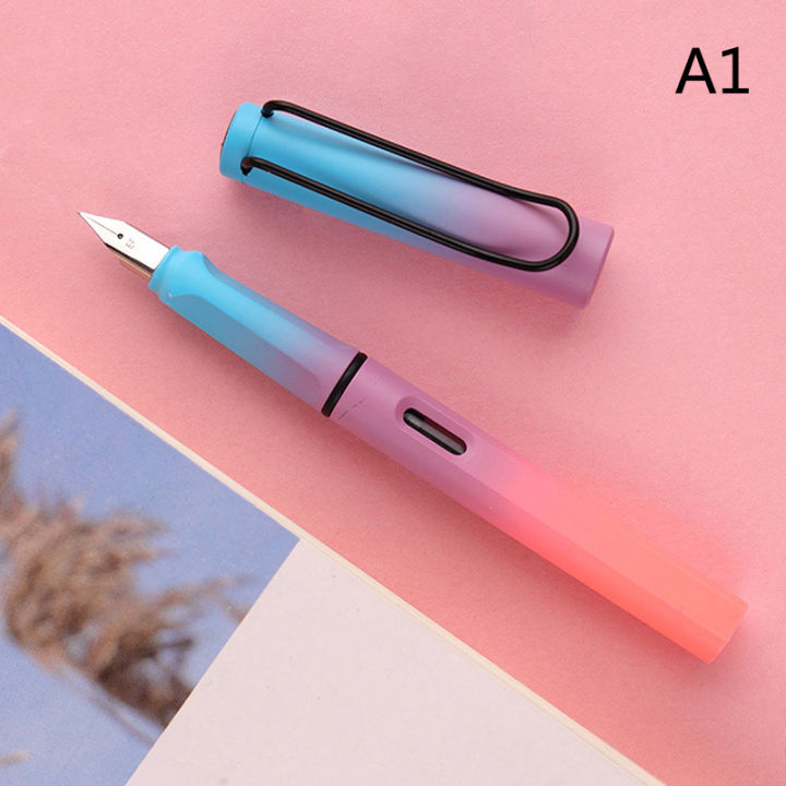 Fountain Pen Fashion Popular Plastic Colorful Classic Business Gift Ink ...