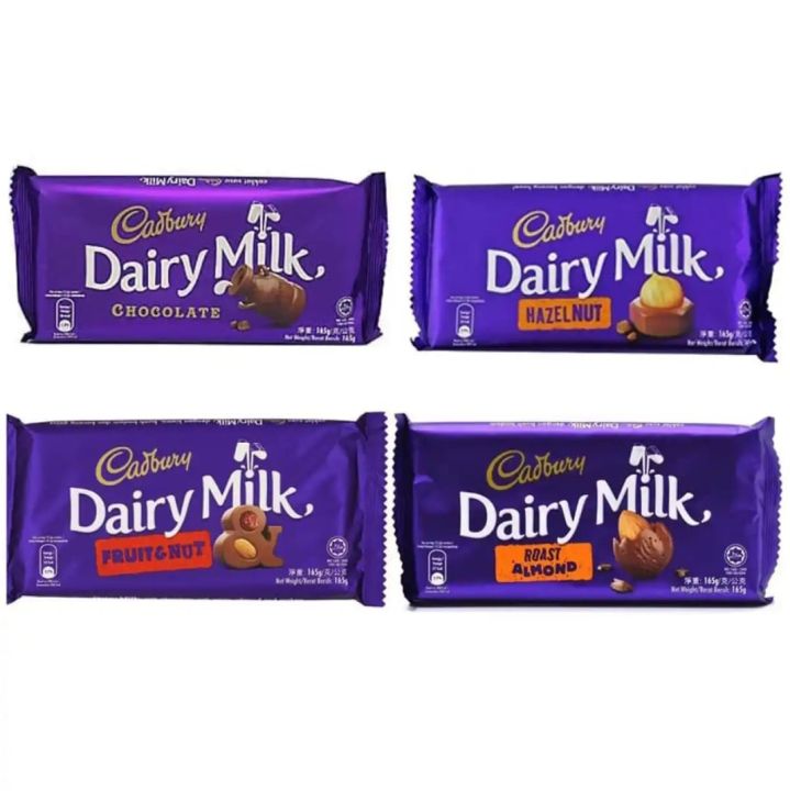 Cadbury Dairy Milk Chocolate 160g x 4pcs | Daraz.lk