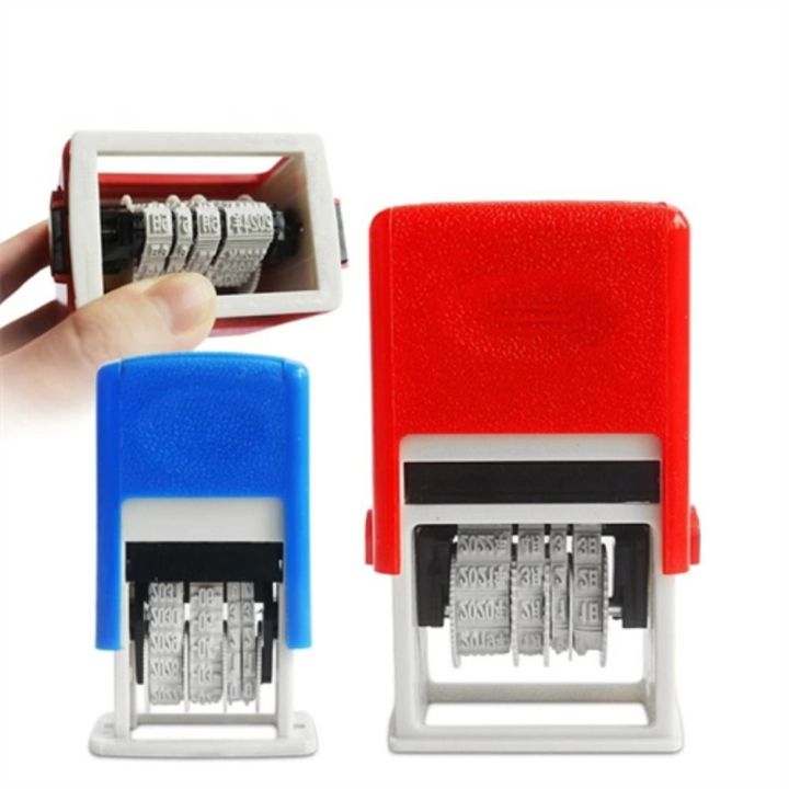 Adjustable Mini Back to Ink 4mm DIY Self-Inking Stamps Date Wheel ...