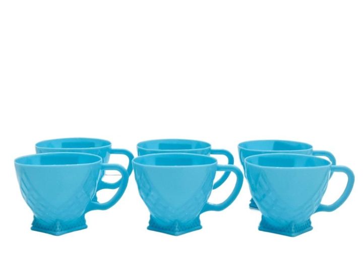 Quality Plastic Plan Color Cup Set 6 Pieces | Daraz.lk