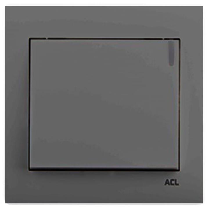 Acl Elegance One Gang Switch - Grey | Daraz.lk