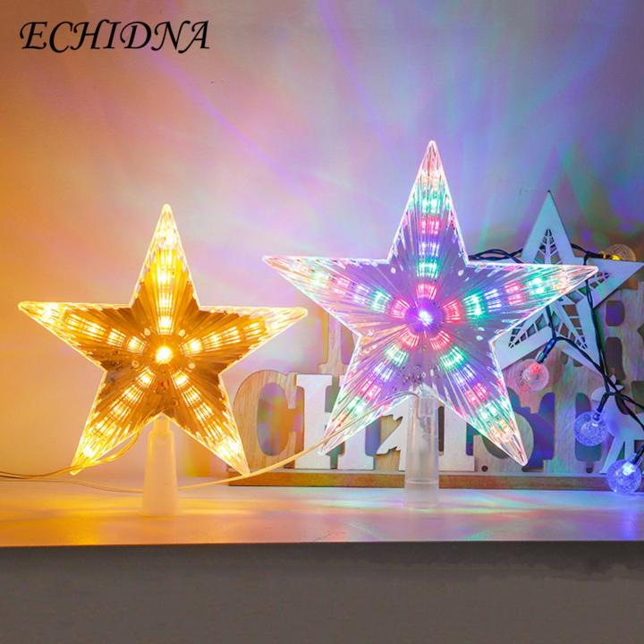 Luminous Christmas Tree Star Led Lighted Star Tree Topper Waterproof ...