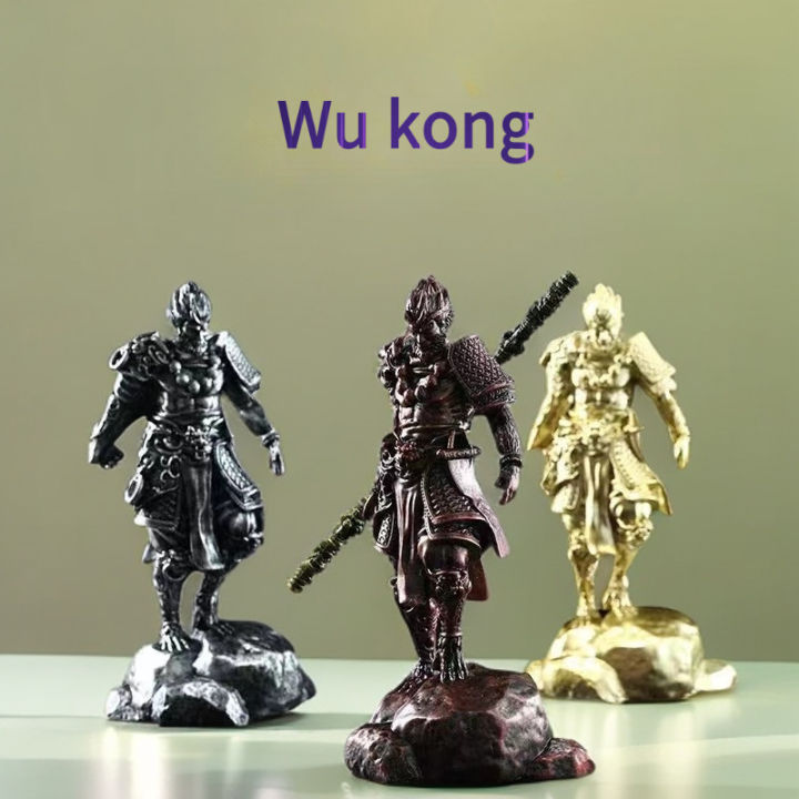 Black Myth Sun Wukong Fish Tank Ornament Multi-Color Optional Office ...