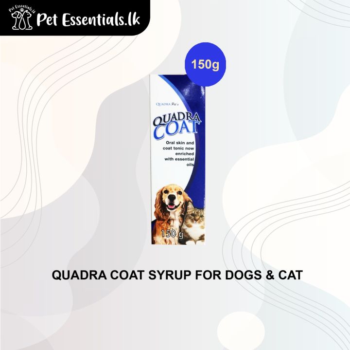 Quadra Coat Syrup For Dogs & Cats (150g) | Daraz.lk