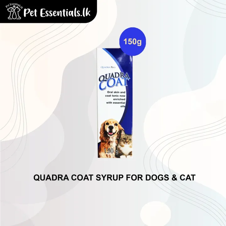 Quadra Coat Syrup For Dogs & Cats (150g) | Daraz.lk