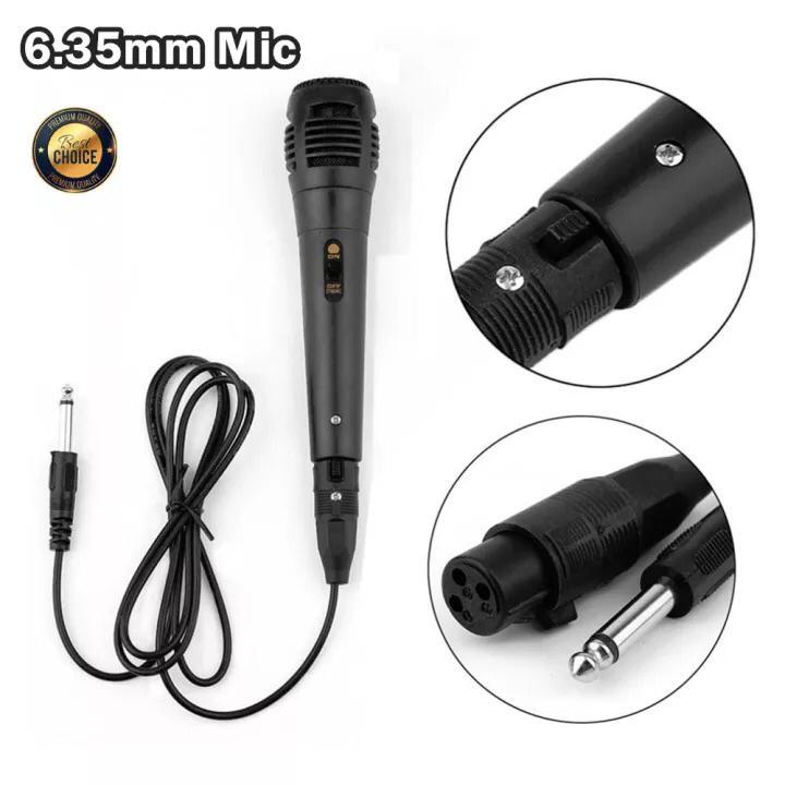 Wired Professional Microphone With Cable - Handheld Mic Recording Audio ...