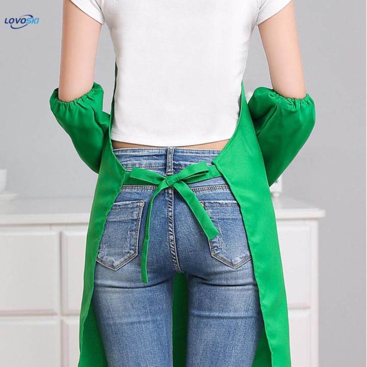 Oil Kitchen Cooking Oversleeves sleeves of arm Green | Daraz.lk