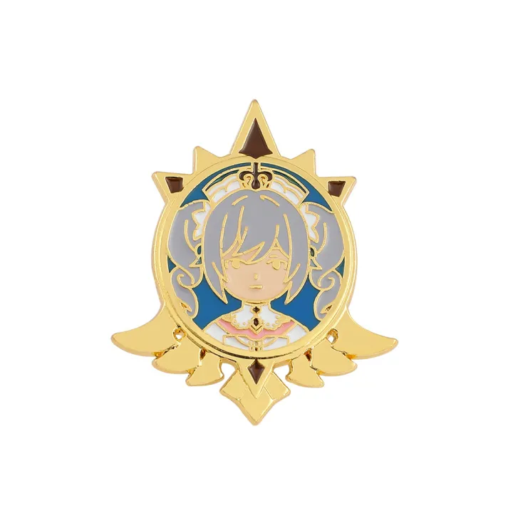 【IKE】Genshin Impact Game Peripheral Character Badge Metal Brooch Niche ...