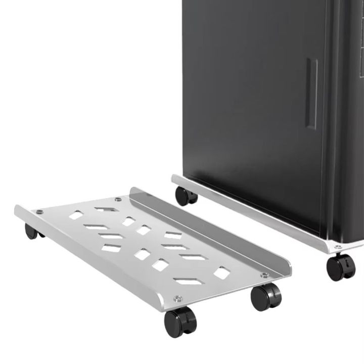 Under Desk Holder Telescopic Computer Tower Stand Adjustable Ventilated ...