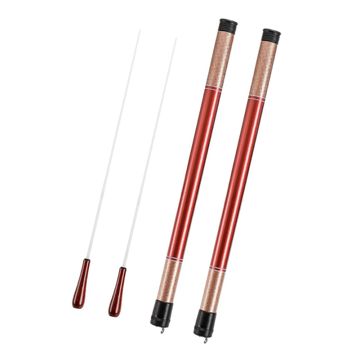 2 Pack Music Baton Rosewood Handle Conducting Batons with Baton Case ...