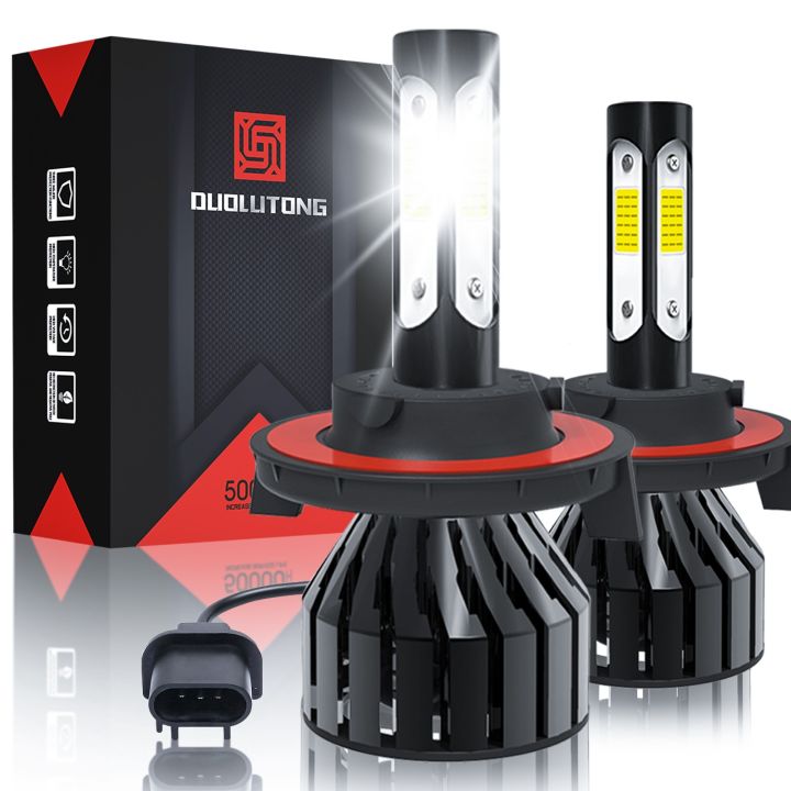 Led Car Headlights 6000k 2pcs 100w Cob 1021 Led Chip 9004 9005 9006 ...