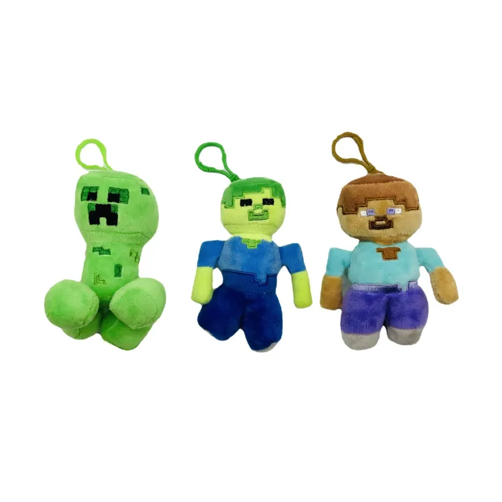 〓Official IP Authorization〓COD〓 Keychain Minecraft Plush Toy Creeper ...