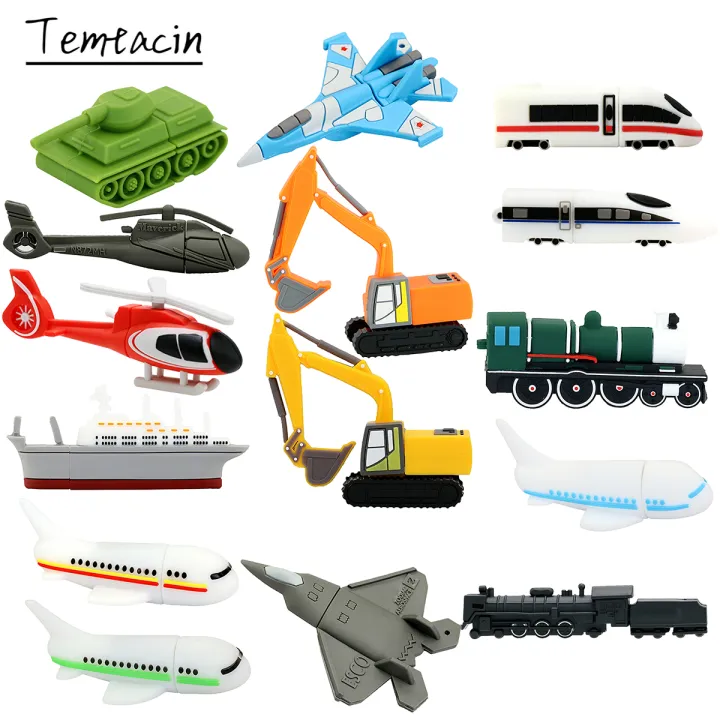 Tank 64GB USB Flash Drive Cool Air Plane Pendrive 128GB 32GB 16GB 8GB ...