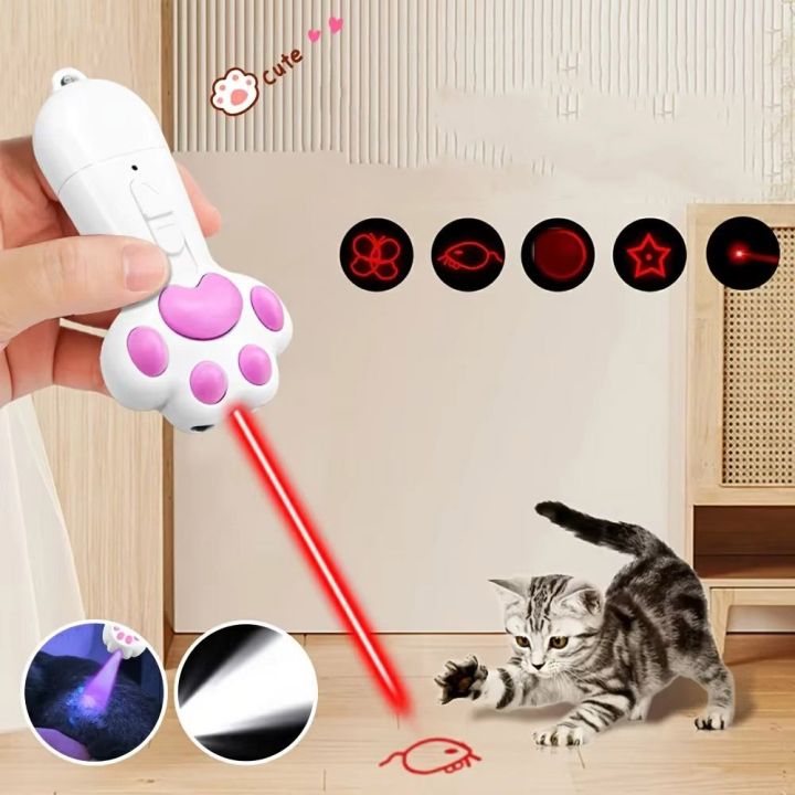 Animation Effect 5 Adjustable Patterns USB-Rechargeable Laser Toy ...