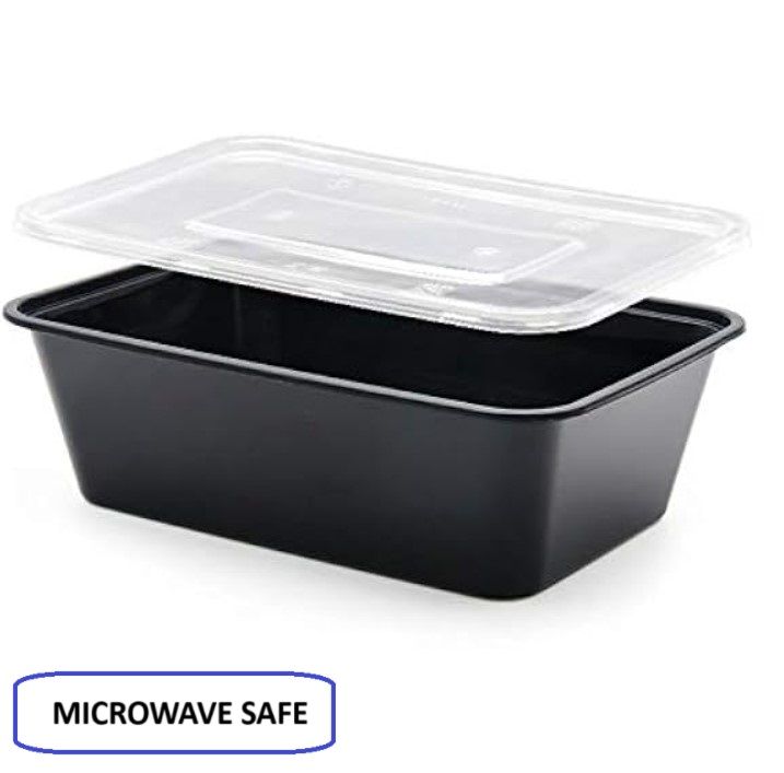 10pcs plastic food container disposable microwave safe food storage ...