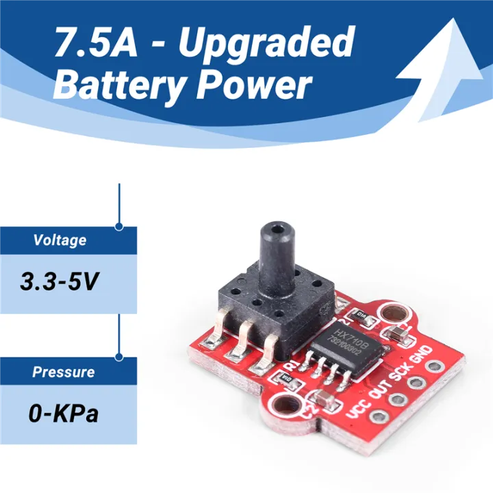 Kqueebee 0-40Kpa Air Pressure Sensor Module Water Level and LIquid ...