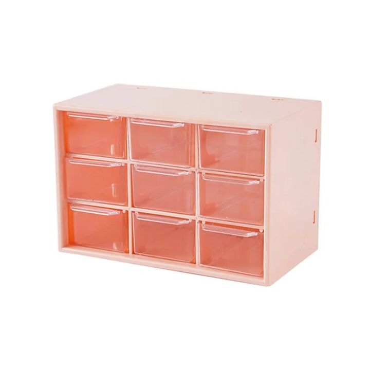 9 Drawers Storage Cabinet Organiser,Desktop Organizer with 9 Grad Mini ...