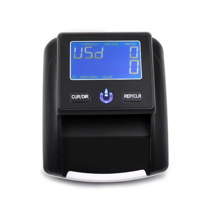 Portable Banknote Bill Detector Denomination Value Counter US Plug ...