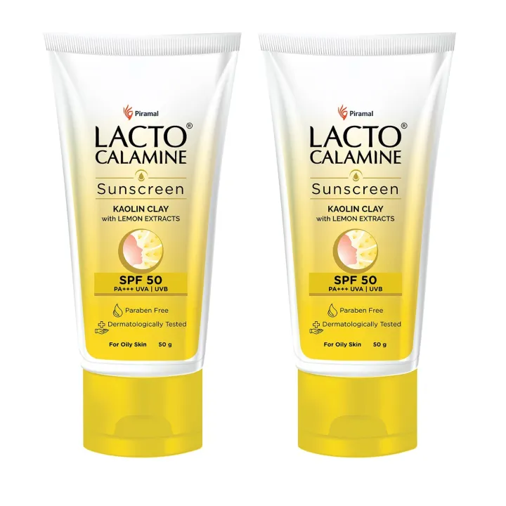 Lacto Calamine Sunscreen SPF 50 | PA +++ Sunscreen for Oily Skin | UVA ...