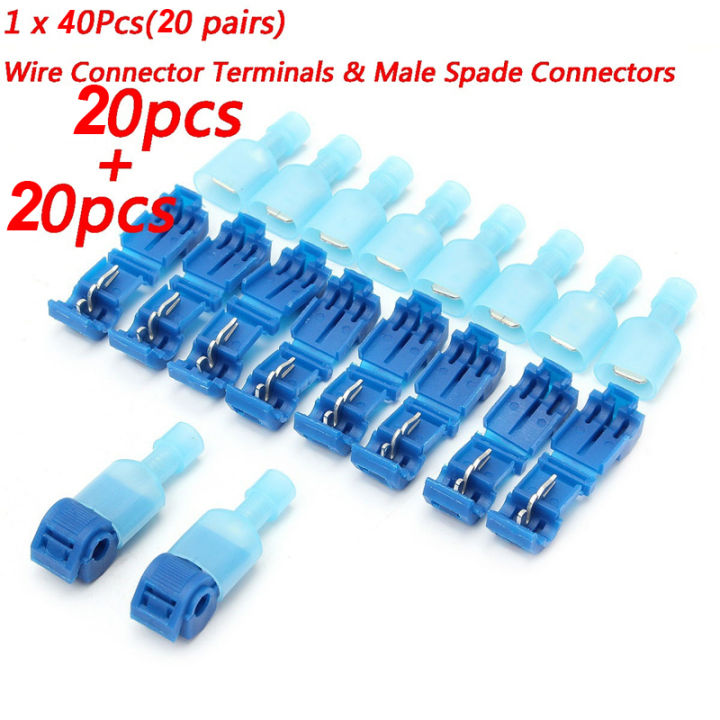 20pcs/40Pcs Quick Electrical Cable Connectors Snap Splice Lock Wire ...
